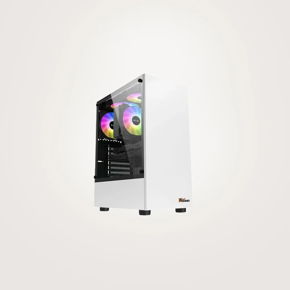 PC POWER SNOW MAN White ATX Gaming Casing #PG-100 WH – PC Power Technology