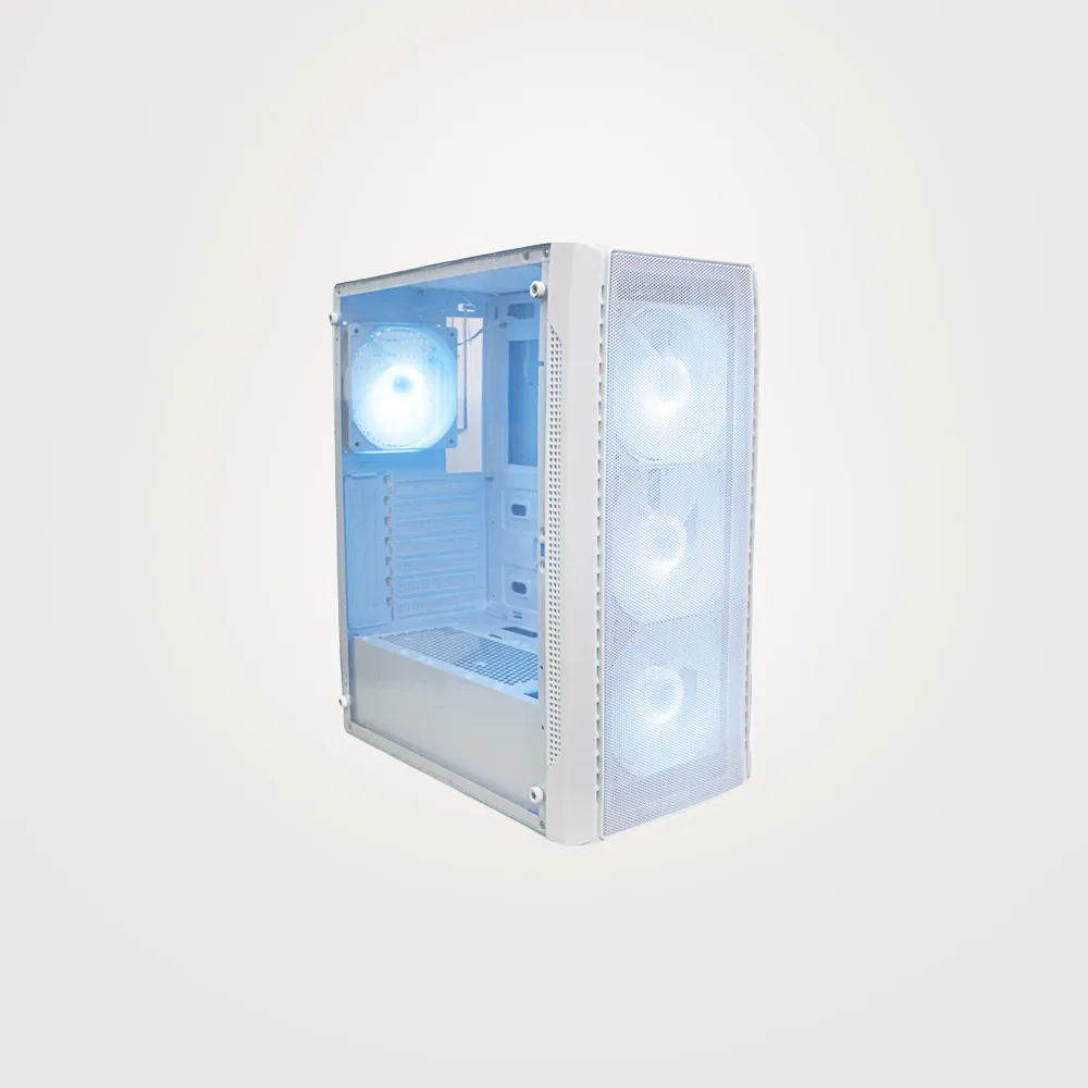 Pc Power PG-200 SNOW WHITE ATX Gaming Desktop Casing – PC Power Technology