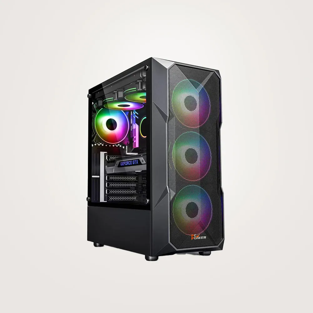 Pc Power PP-GC2301 (MESH) BK ATX Gaming Desktop Casing – PC Power ...