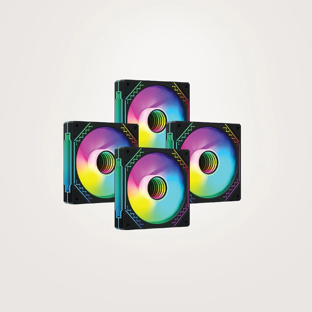 IRISH INFINITY BK 4 IN 1 ARGB FAN F40