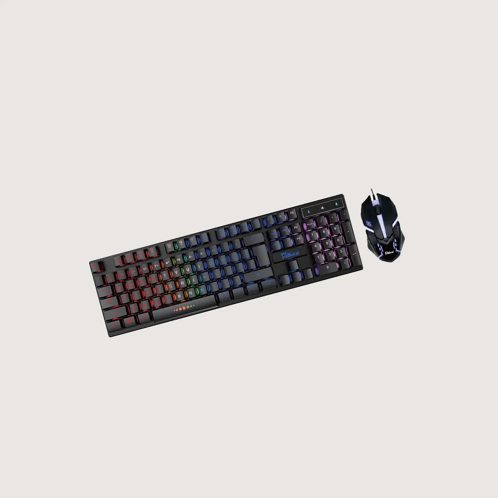 PC POWER PGC001D105 WIRED GAMING KEYBOARD & MOUSE COMBO – PC Power ...